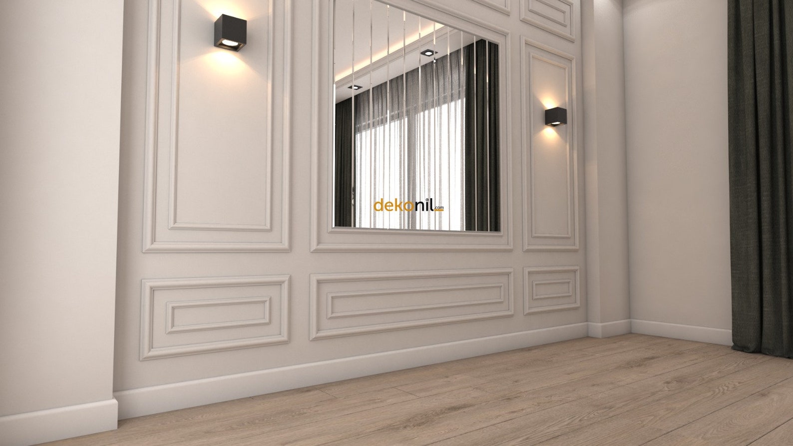 Parıs Custom Wall Design, Wall Molding Kit, Wall Molding Package,diy ...