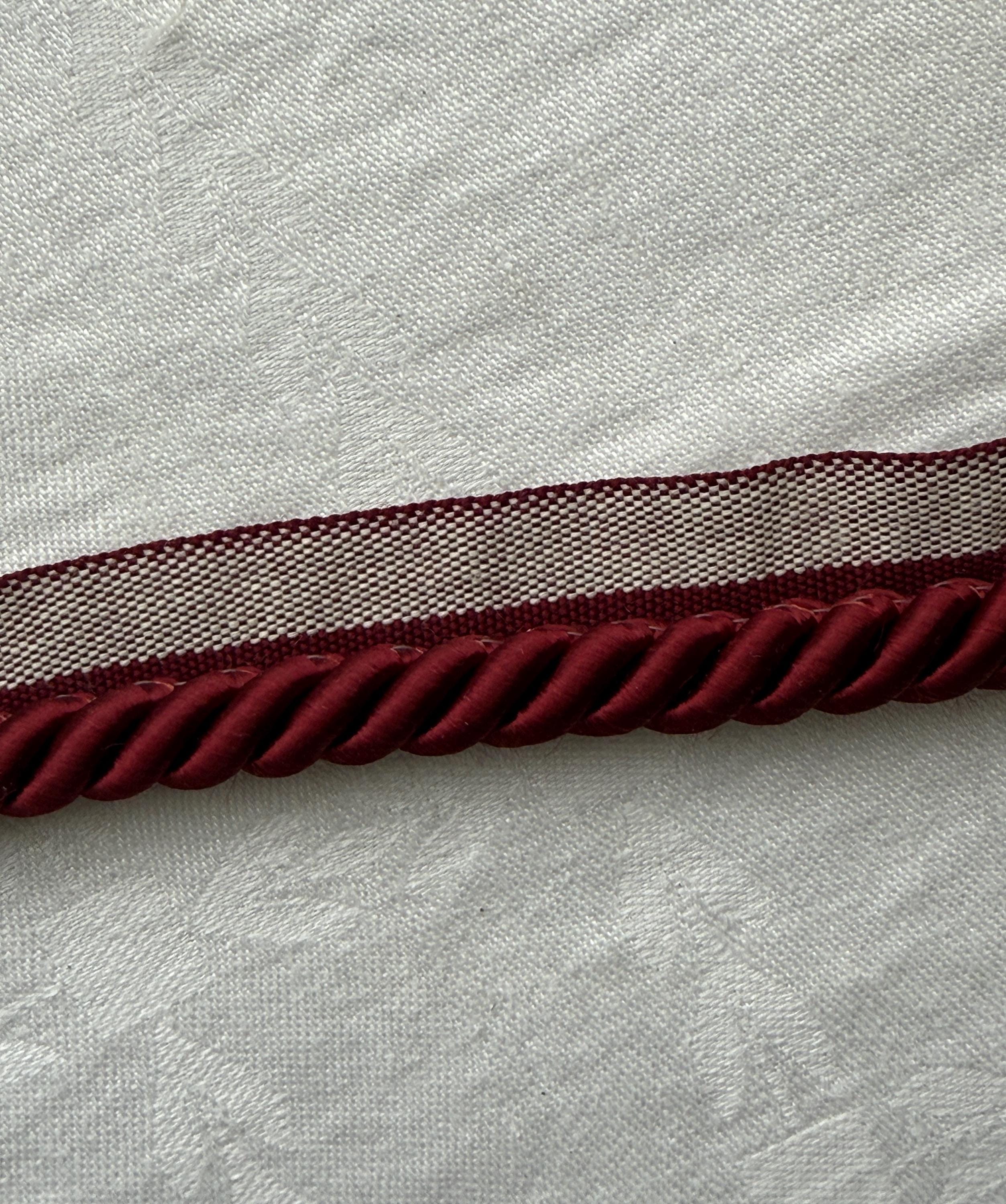 Satin Twisted Cording With Lip - 3/8 Inch Diameter - by the Yard ...