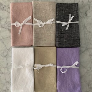 Linen Wash Cloth, Washed Linen Face Cloth, Linen Wash Cloth, White Wash ...