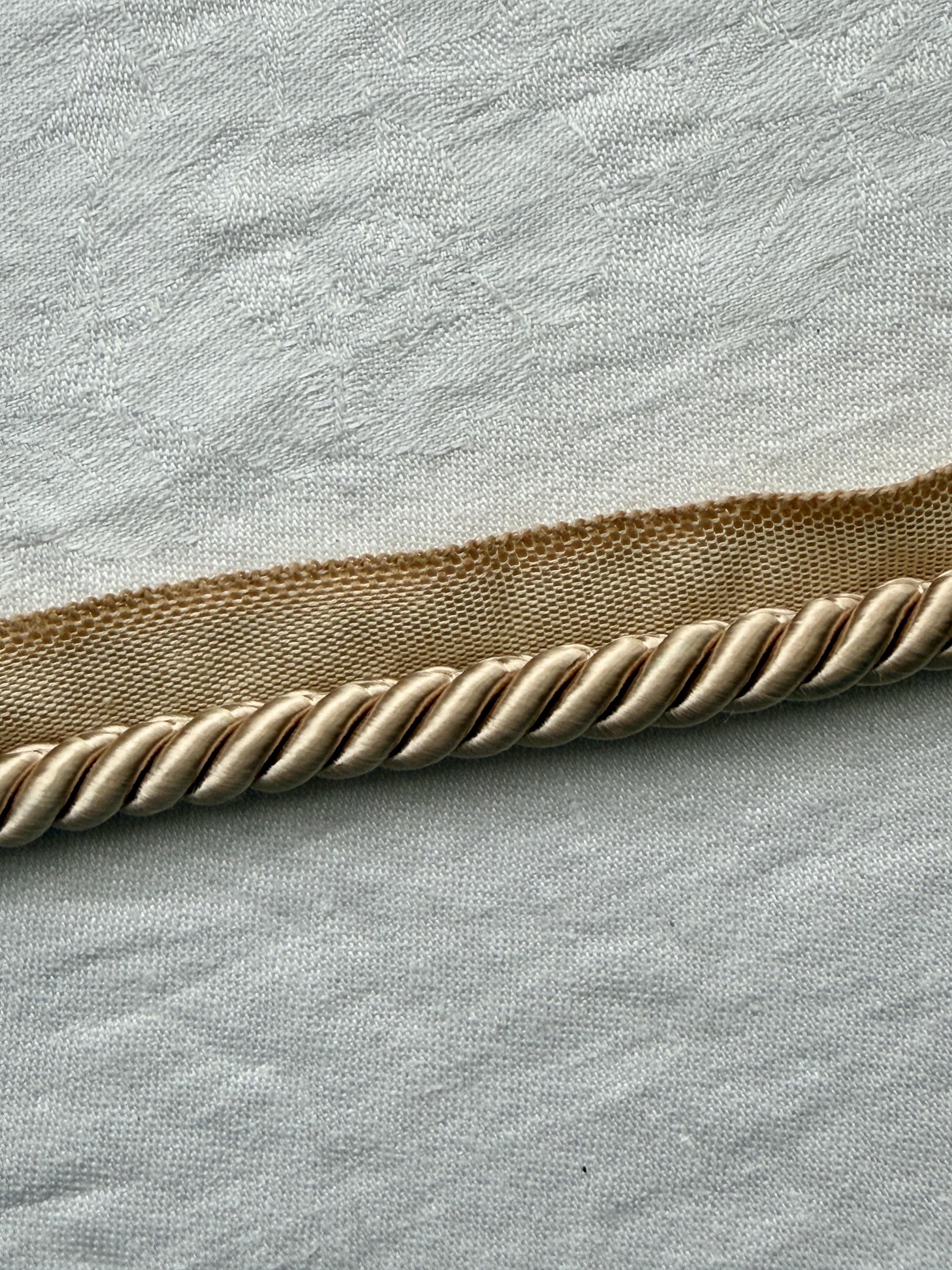 Satin Twisted Cording With Lip - 3/8 Inch Diameter - by the Yard ...