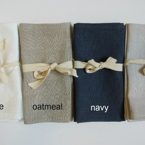 Linen Wash Cloth, Washed Linen Face Cloth, Linen Wash Cloth, White Wash ...