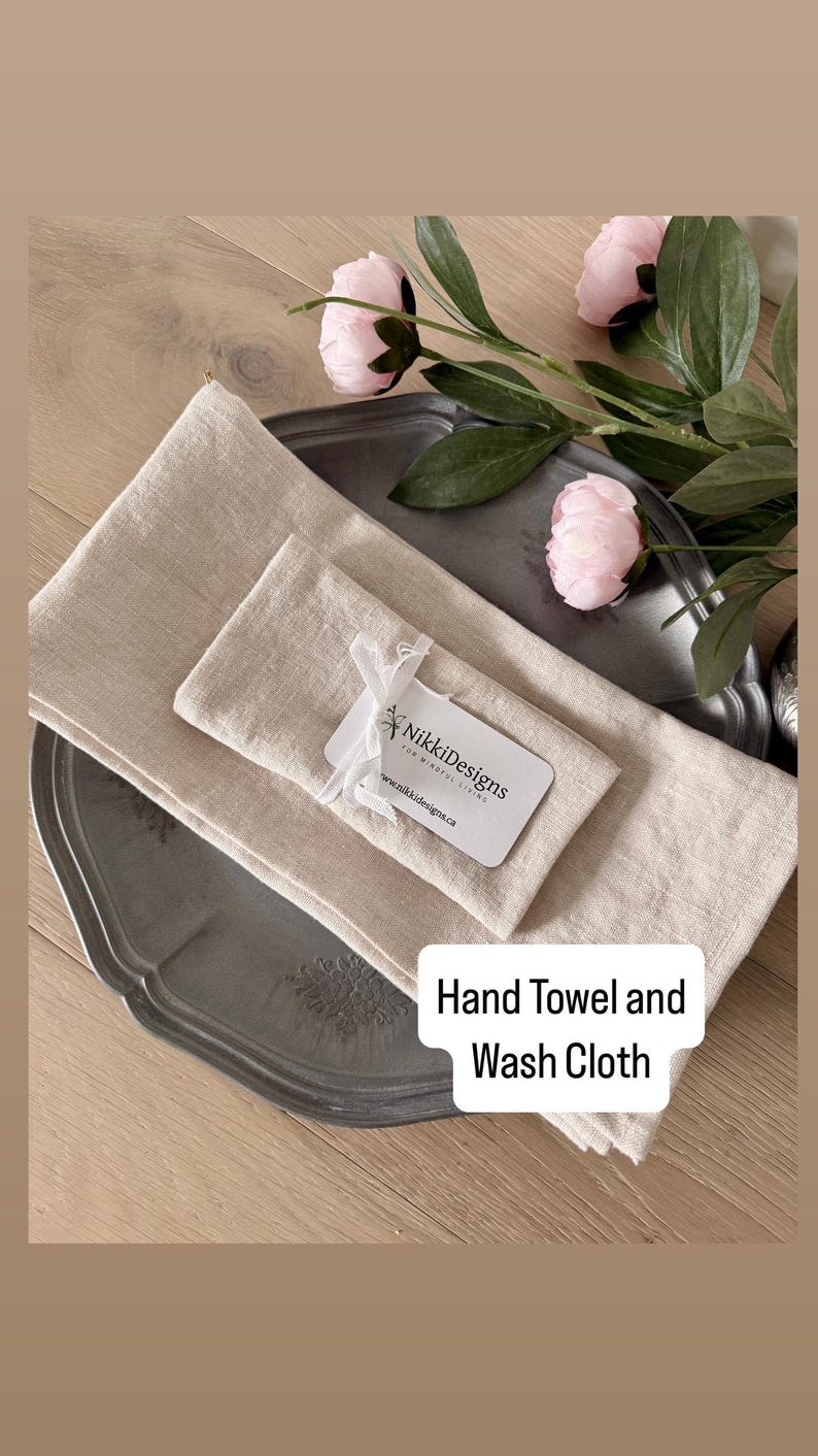 Handmade Linen Wash Cloths | Natural Linen Face Cloths | Sustainable ...