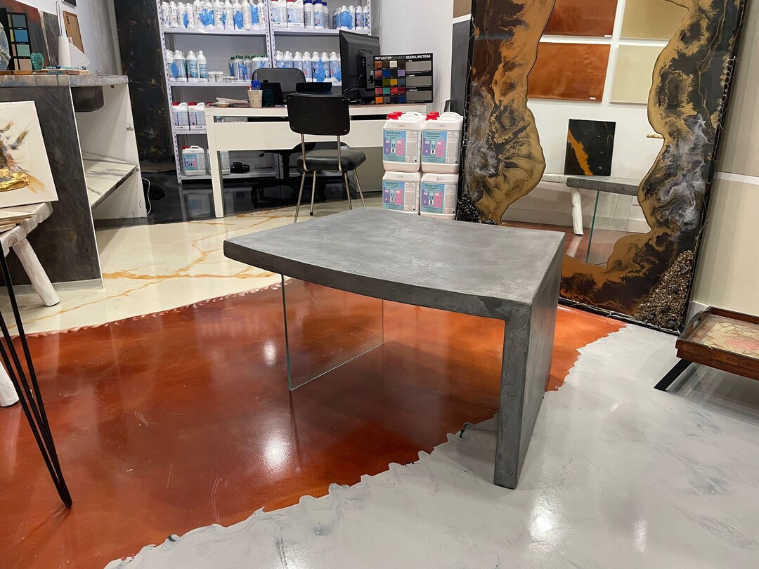 Microcement Table - Etsy