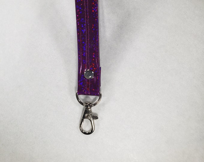WRIST STRAP Purple Hologram Glitter - Etsy
