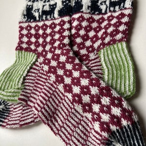 The Cats - Sock Knitting Pattern With Cats for Size 38 Until and With ...