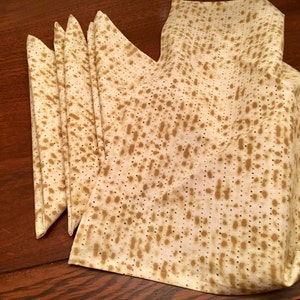 Passover Fabric Napkins Matzah Pesach - Etsy