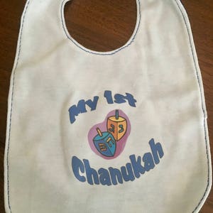 Jewish Holiday Baby Bibs Set of 3 Rosh Hashana, Sukkot, Chanukah - Etsy