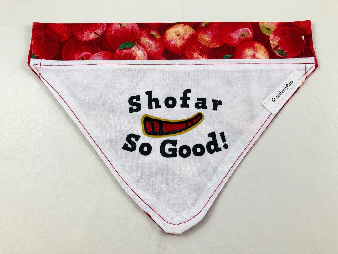 Rosh Hashanah Dog Bandana Jewish New Year Shofar so Good High Holidays ...