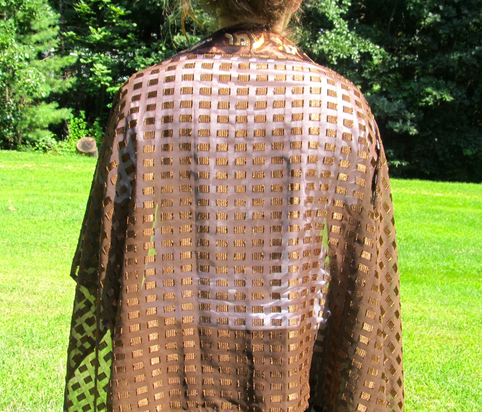 Beautiful Unique TALLIT Brown Designer Fabric - Etsy