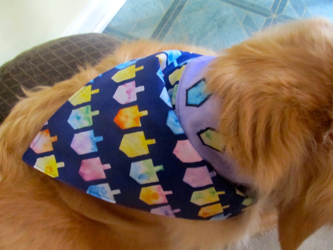 Chanukah Dreidel Dog Bandana - Etsy