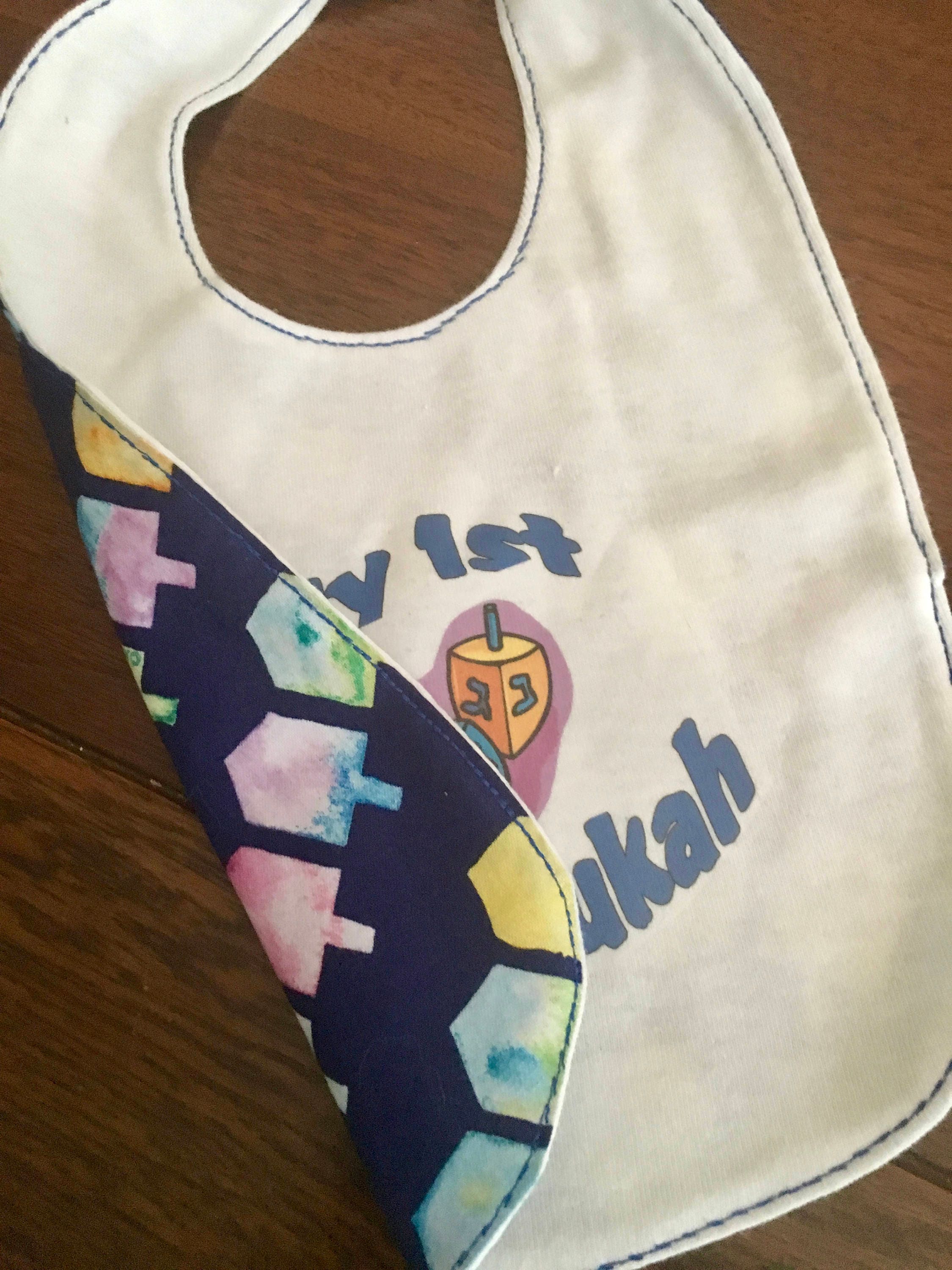 Jewish Holiday Baby Bibs Set of 3 Rosh Hashana, Sukkot, Chanukah - Etsy
