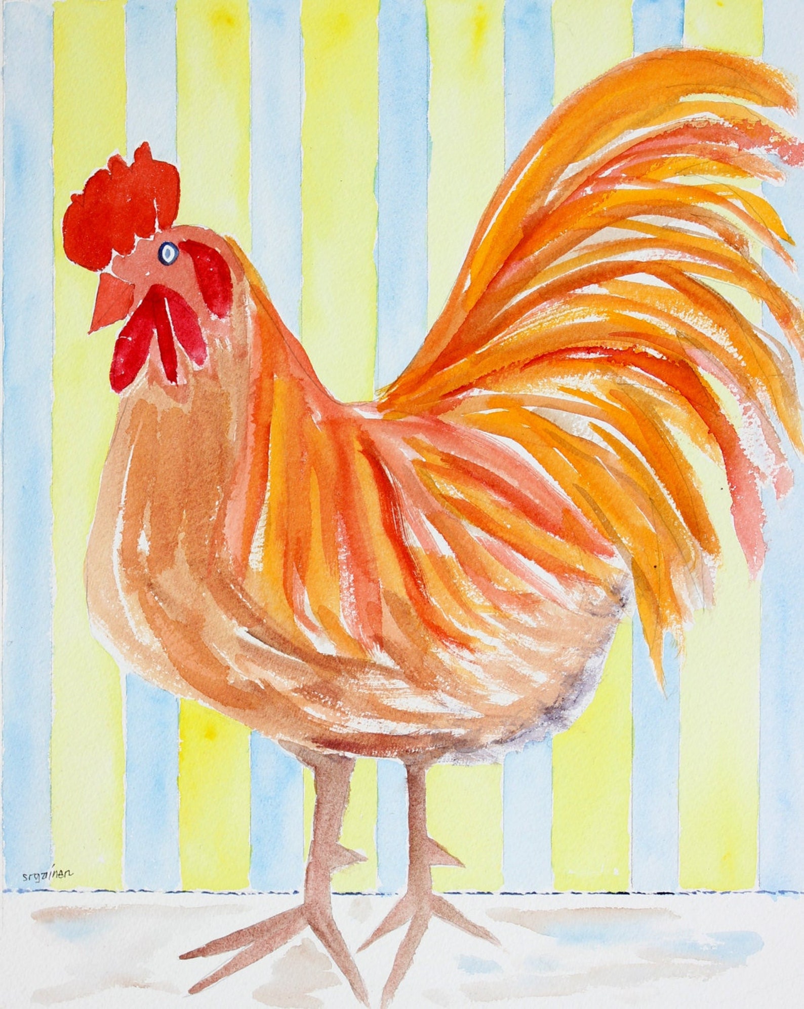 Bird, Bird Art, Rooster, Rooster Art, French Rooster, French Kitchen ...