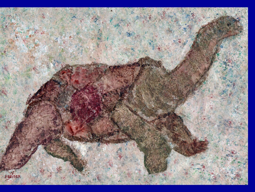 Turtle, Cave Turtle, Lost Cave Paintings of Saint Paul, Lost Cave ...