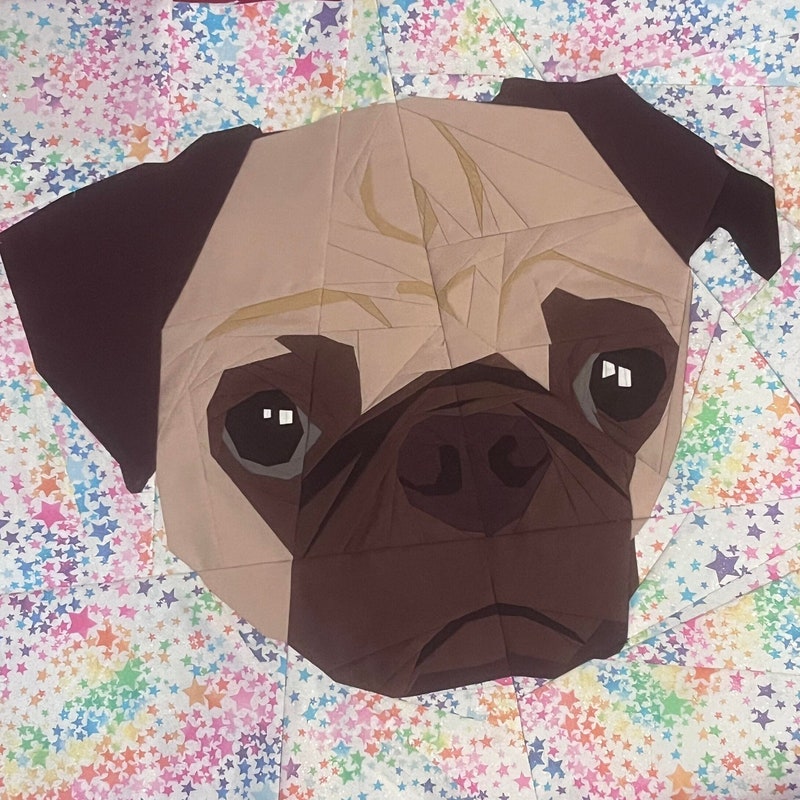 Paper Pieced Dog - Etsy