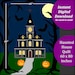 Haunted House Quilt Pattern: 60x80" FPP Halloween Quilt (digital ...