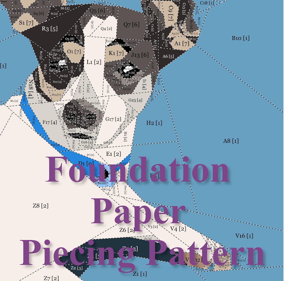 Chance the Rat Terrier Quilt Block Pattern – 20x20 FPP Dog Foundation ...