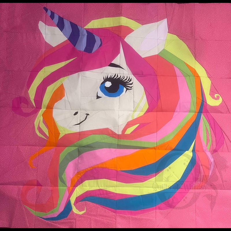 Unicorn Quilt - Etsy