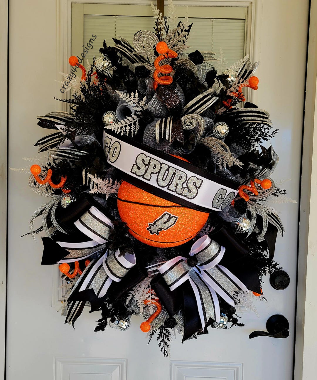 Spurs Wreath, Sports Wreath, Front Door Wreath - Etsy