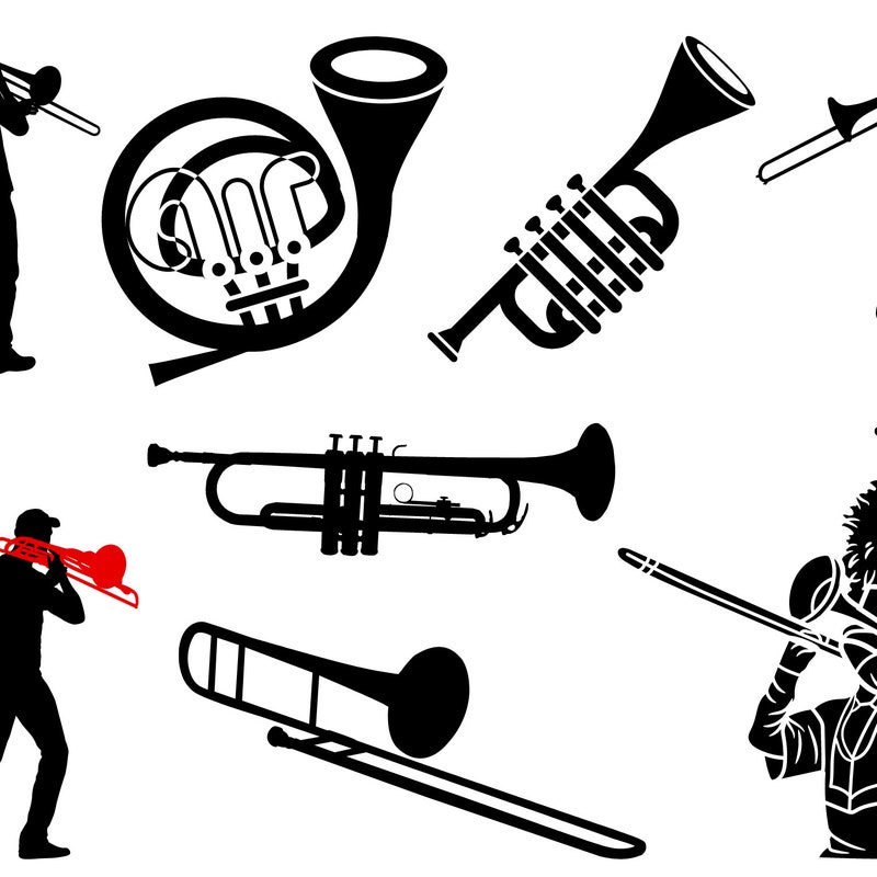 Trombone Svg - Etsy