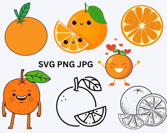 Orange Slice SVG, Orange SVG Files , Orange Svg Cut File Cricut ...
