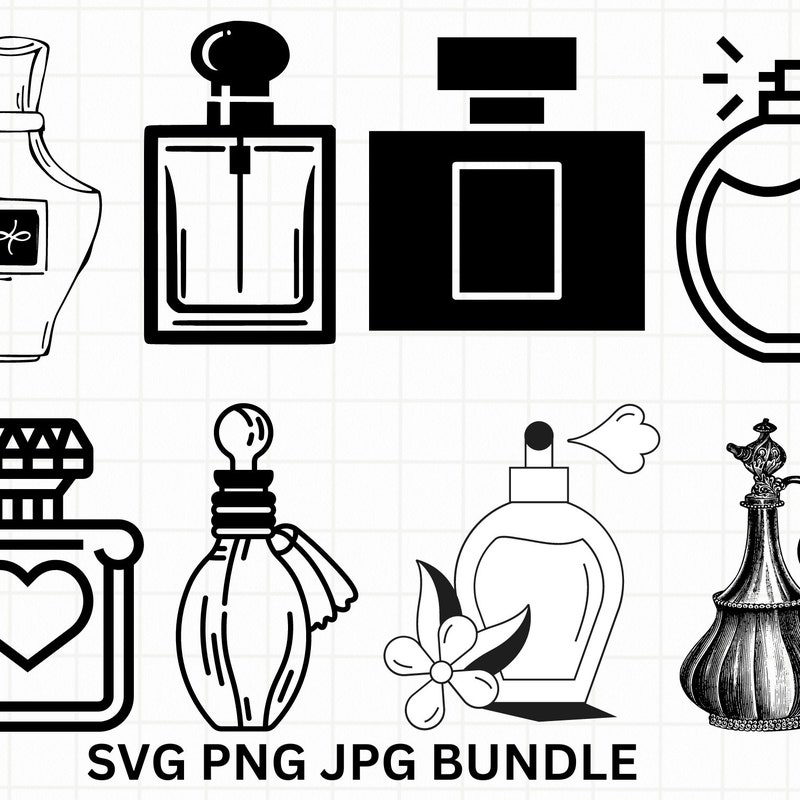 Perfume Bottle Svg - Etsy