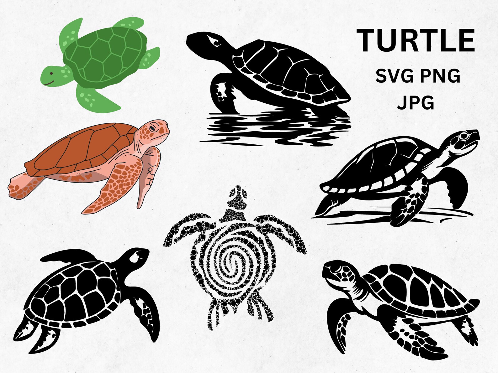 Turtle Svg Bundle, Sea Turtle Svg, Cute Sea Turtle Svg, Baby Turtle Svg ...