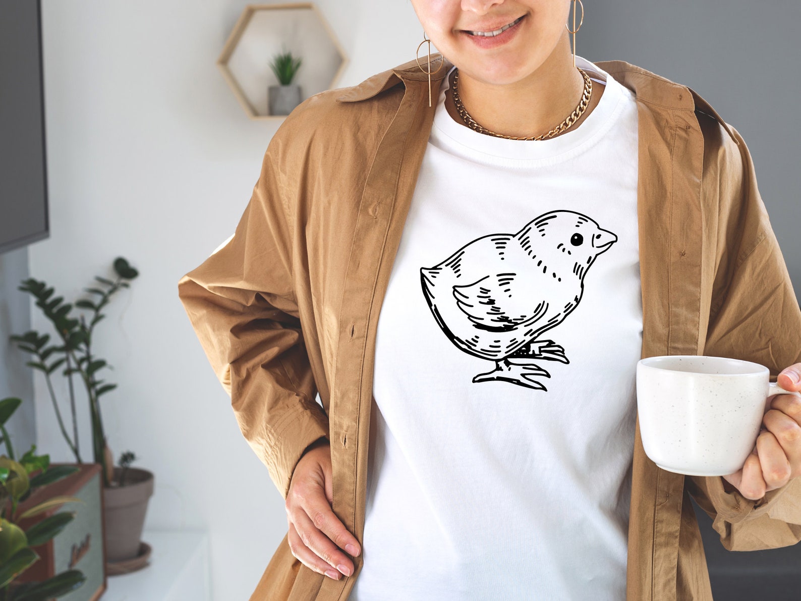 Baby Chick Silhouette SVG Vector Cut File , Baby Chick Svg, Bird SVG ...