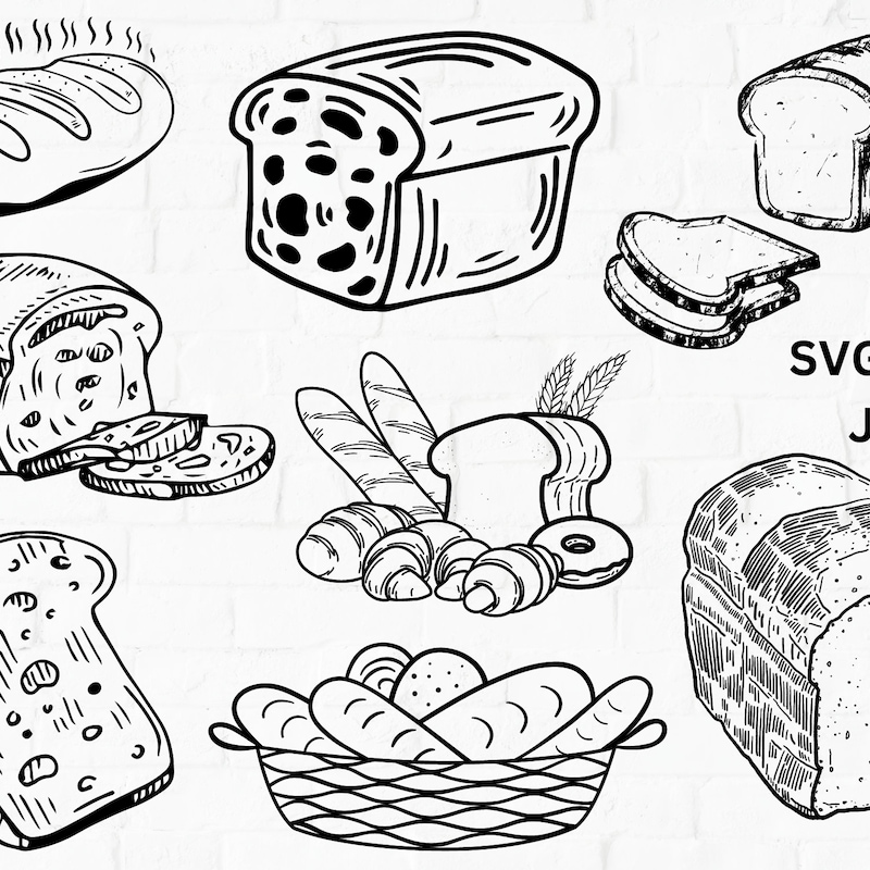Bread Svg - Etsy