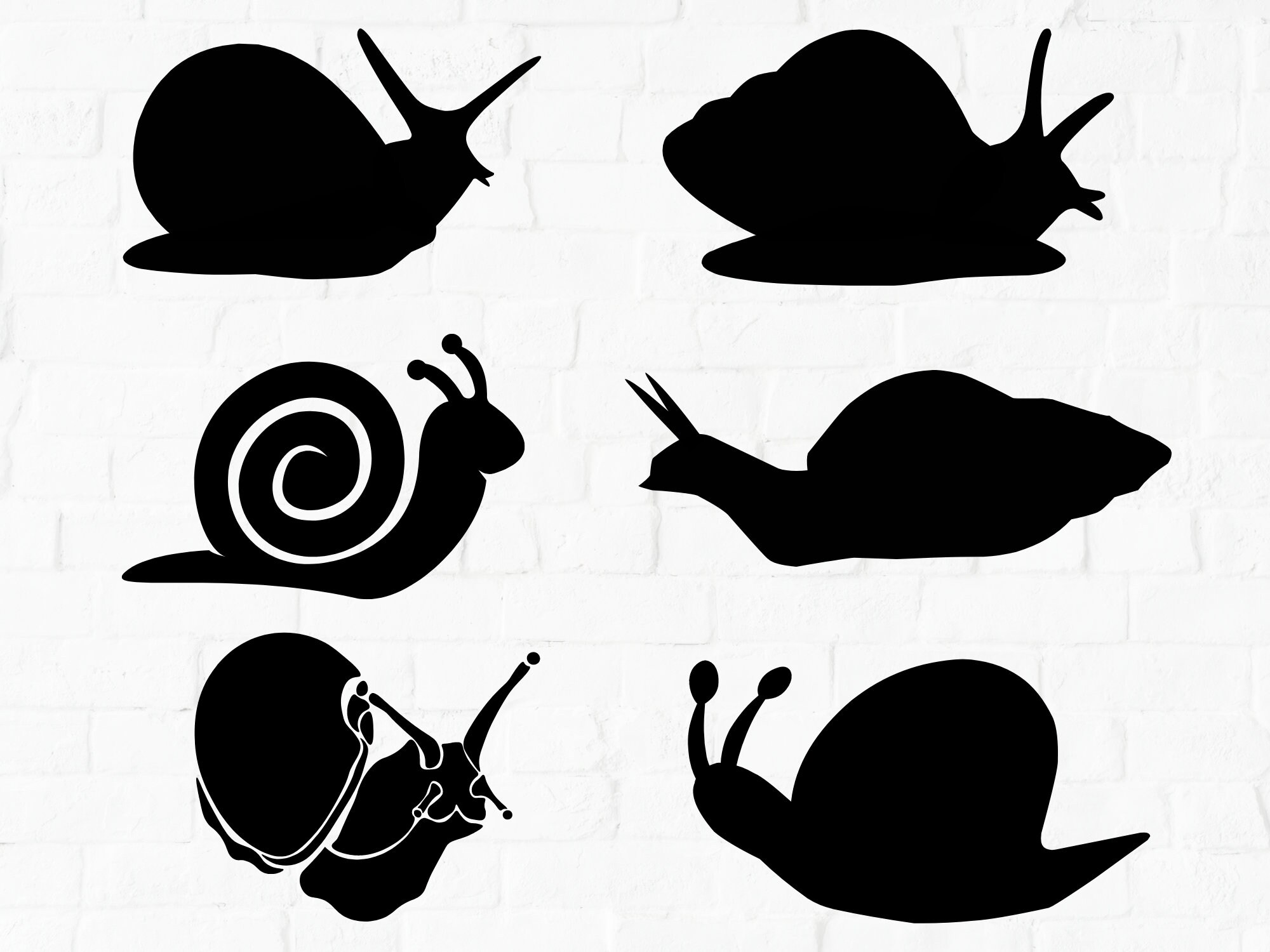 Snail SVG, Snail SVG Bundle, Snail Clipart, Snail DXF, Snail Vector ...