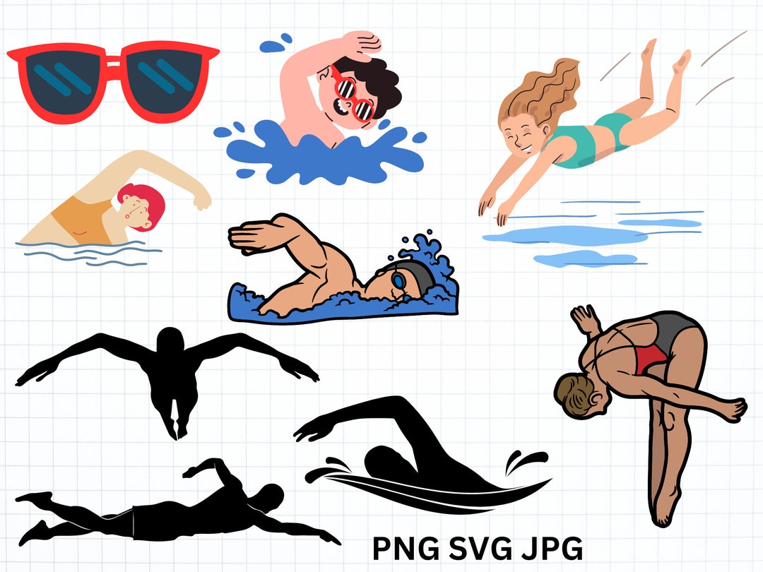 Swimming Svg, Swimmer Svg, Swim Svg, Swimmer Clipart, Swimmer ...