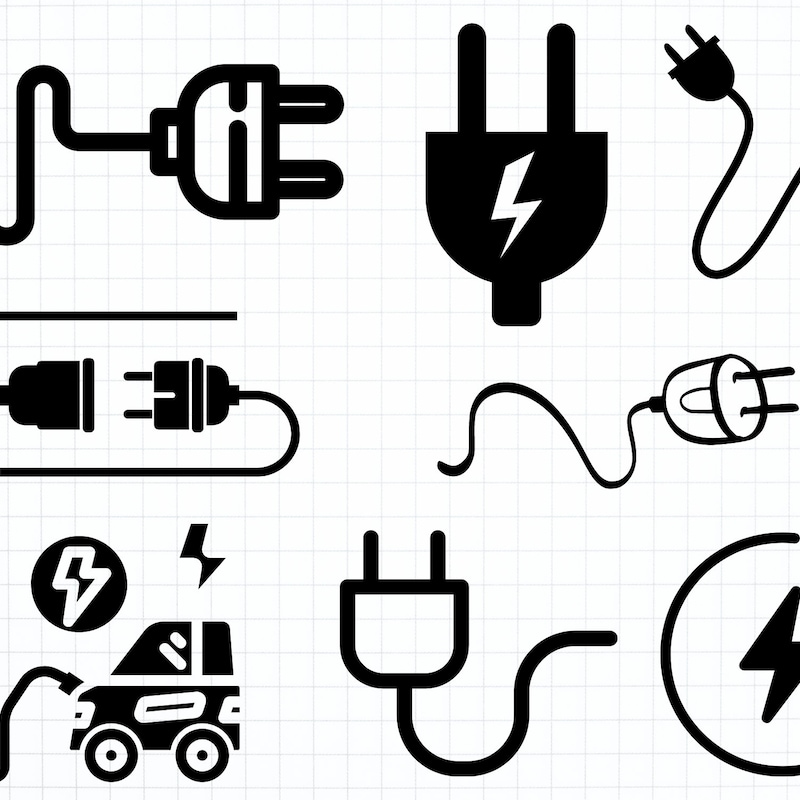 Electric Car Svg - Etsy