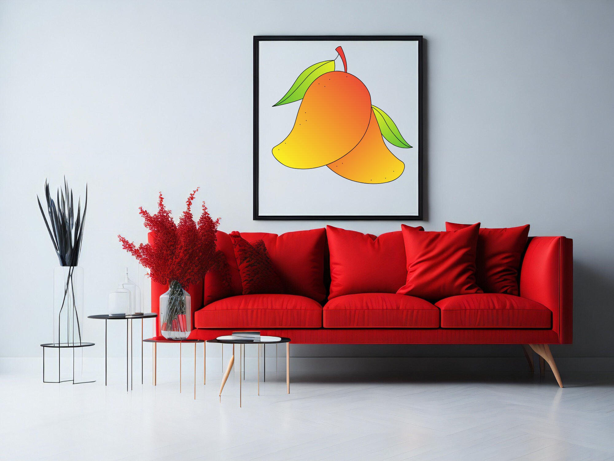 Mango SVG | Mango PNG | Mango Digital Downloadable | Mango Fruit Clip ...