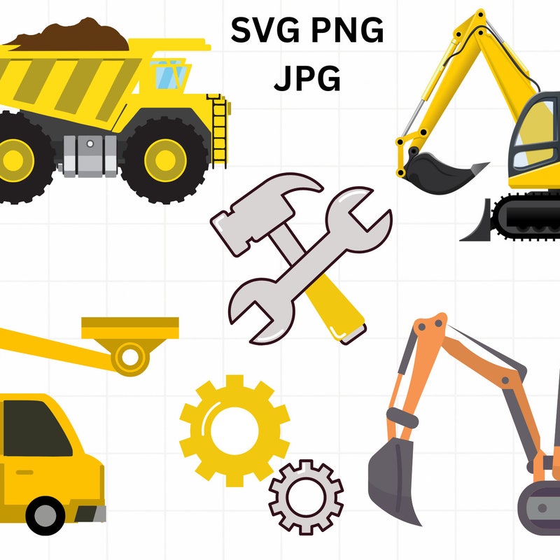Crane Truck Svg - Etsy