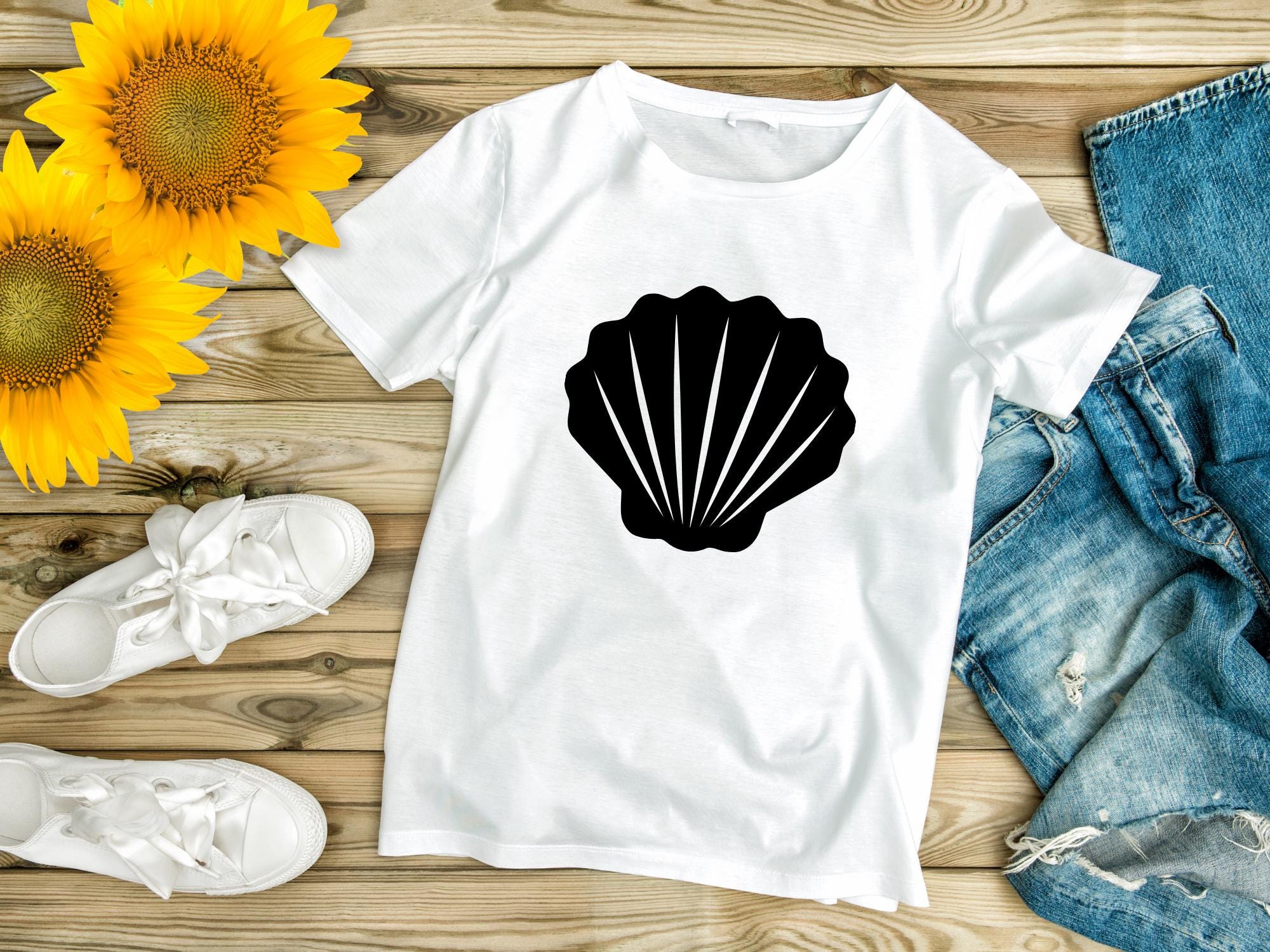 Seashell SVG, Seashell Cricut, Seashell Cut Files, Seashell Silhouette ...