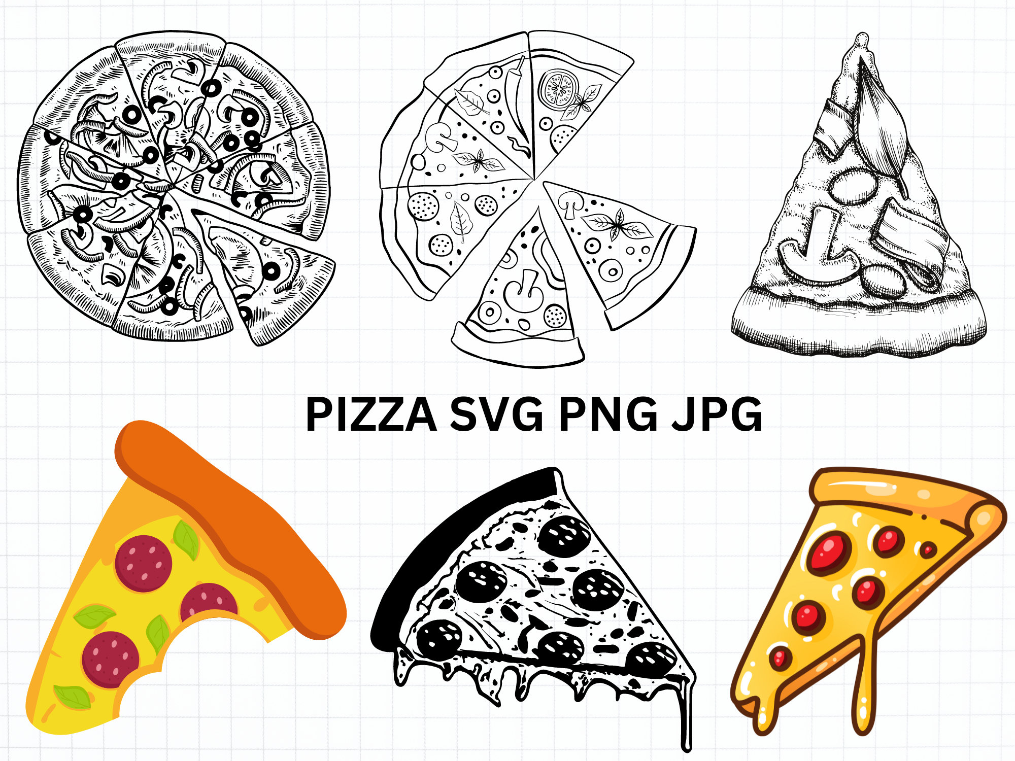 Pizza Slice SVG, Fast Food, Love Pizza, Pizza Clipart, Pizza Party ...