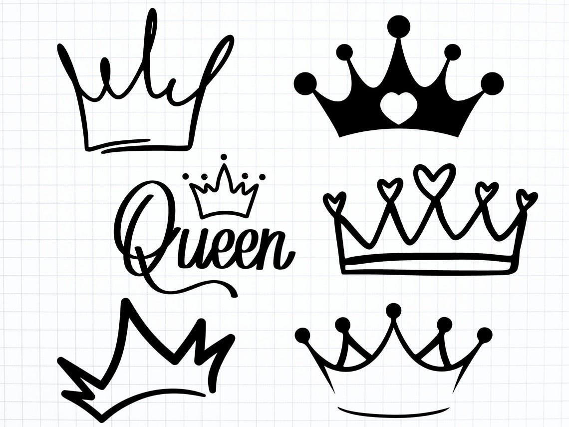 Royal Crown SVG File, King Crown SVG, Queen Crown SVG, Princess Tiara ...