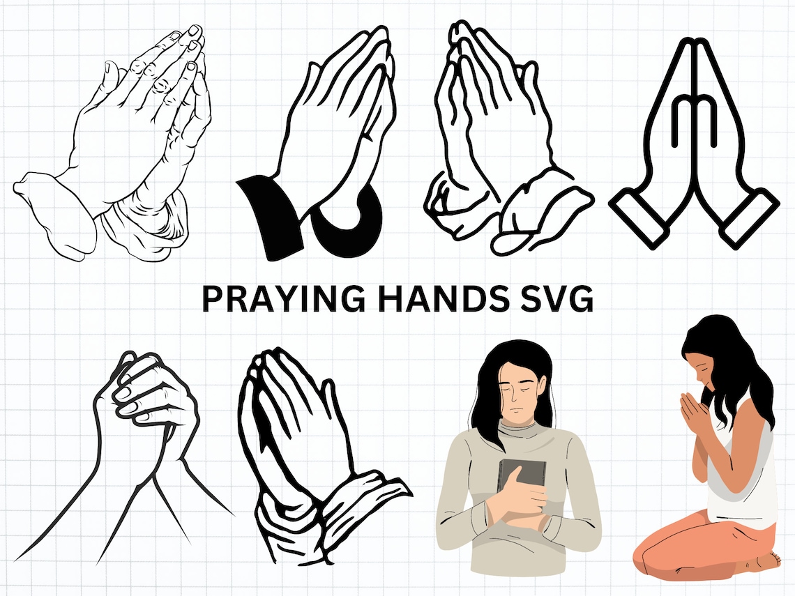 Praying Hands Svg Bundle, Praying Hands Svg Design, Praying Hands Png ...
