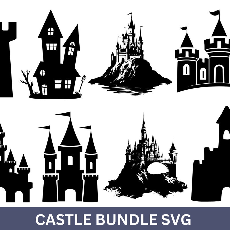 Castle Svg - Etsy