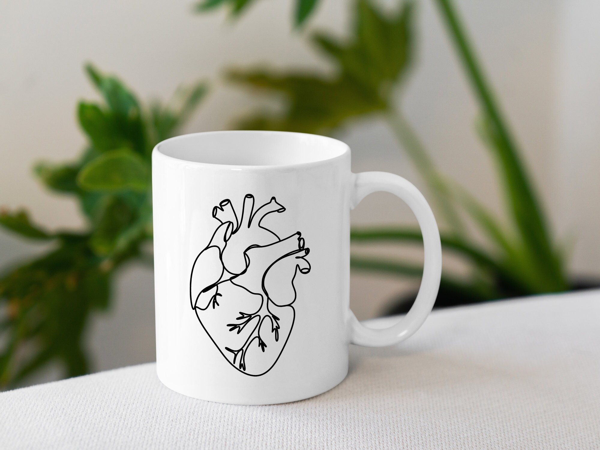 Anatomical Heart Svg, Cardiac Svg, Medical Heart Silhouette, Anatomical ...