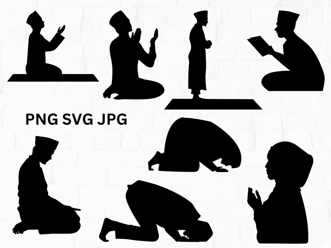 Women Prayer Clipart, Prayer Svg, Pray Svg, Praying Silhouette, Praying ...