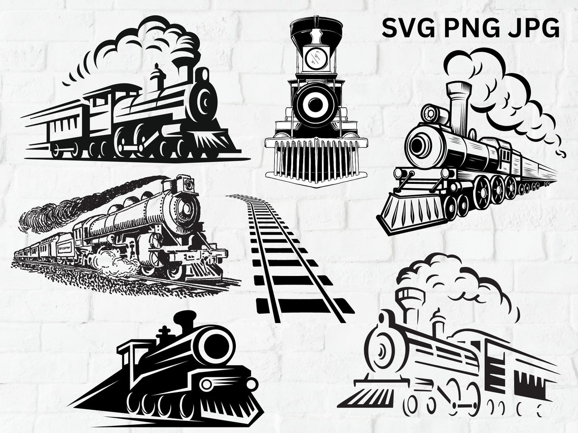 Train Svg, Train Svg Files, Train Clipart, Steam Train Svg, Train Png ...