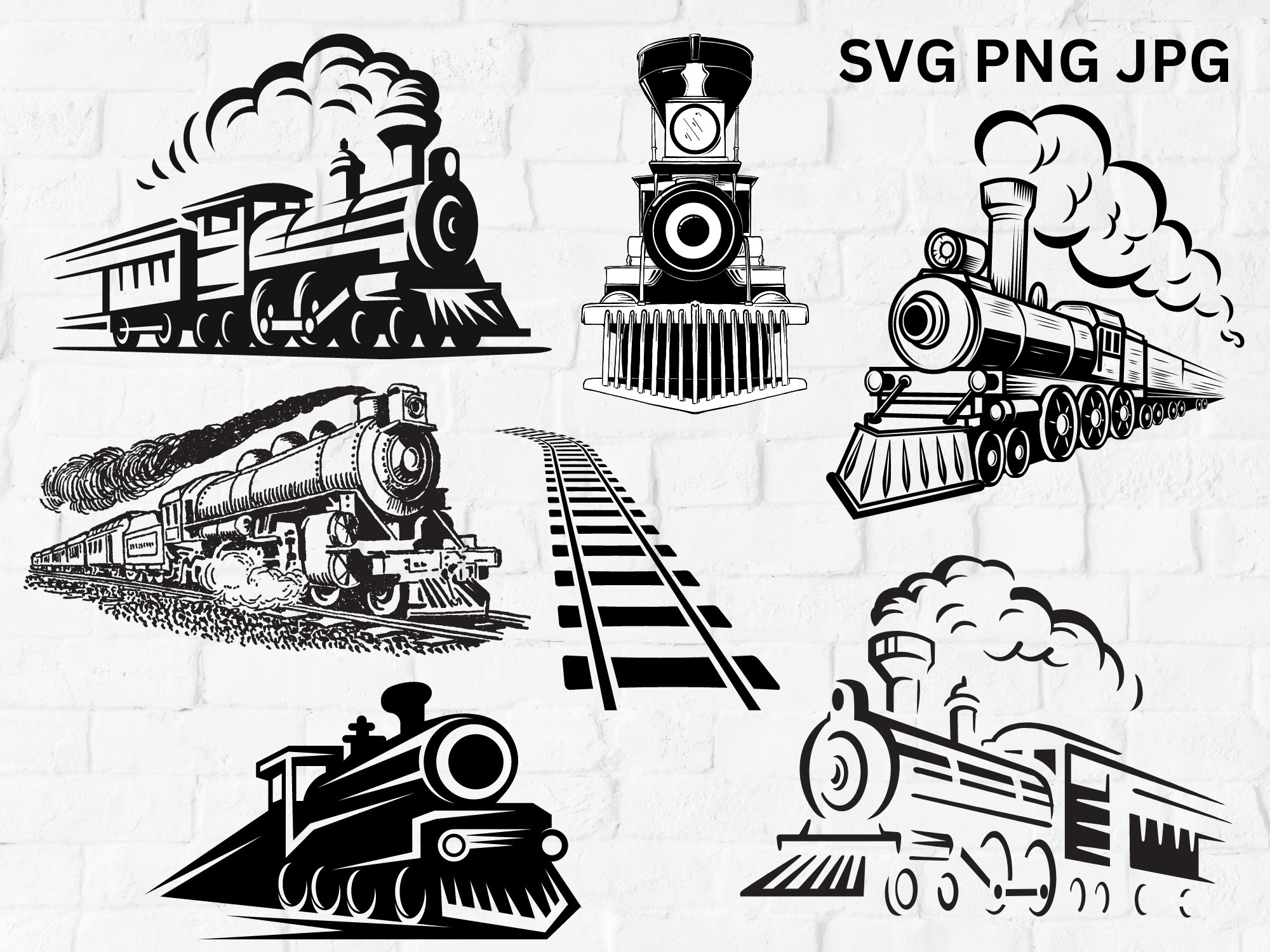 Train Svg, Train Svg Files, Train Clipart, Steam Train Svg, Train Png ...
