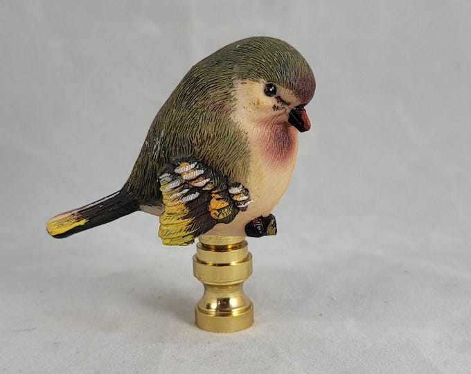 Cute Chickadee Bird Electric Lighting Lamp Shade Finial (new) - Etsy