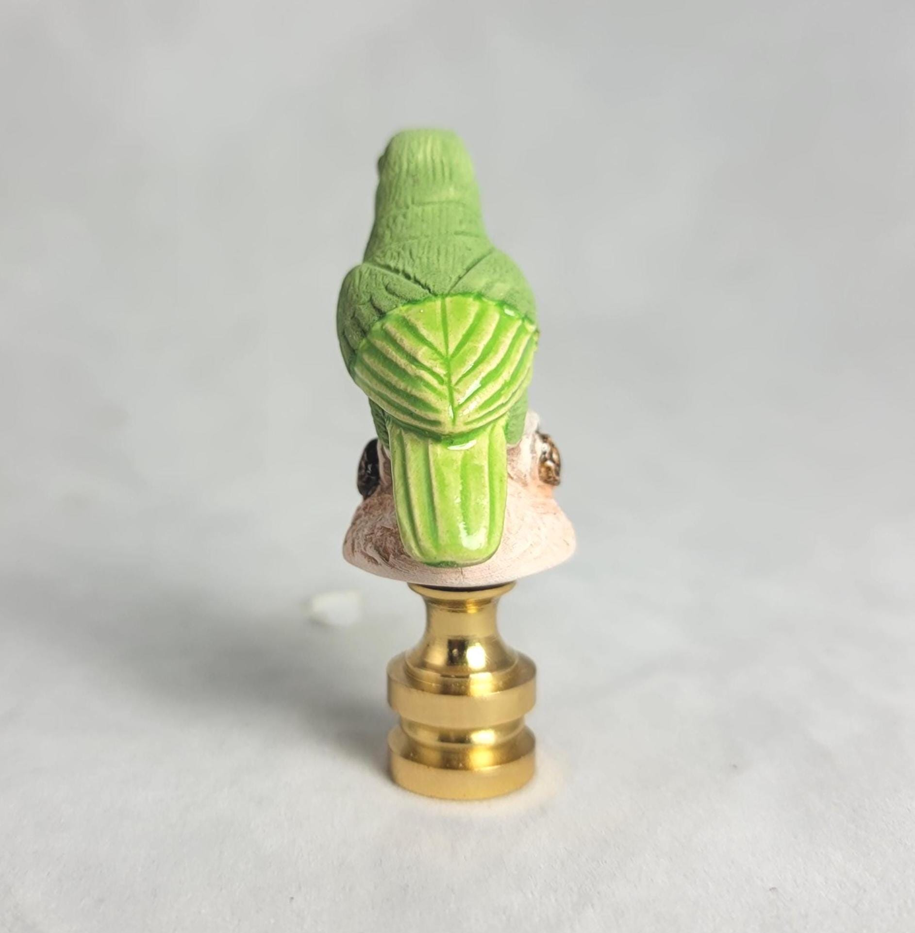 Green Parrot Electric Lighting Lamp Shade Finial (NEW) - Etsy