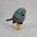 Cute Blue Teal Bird Electric Lighting Lamp Shade Finial new - Etsy