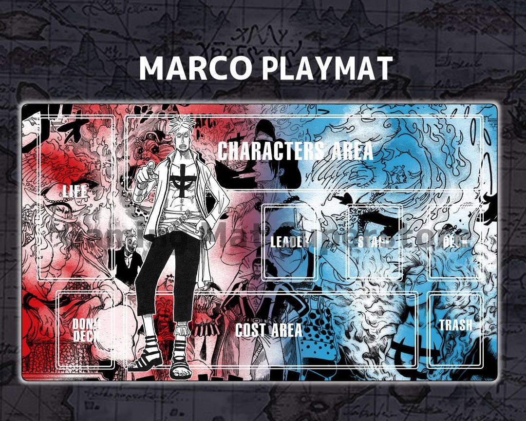 Playmat Marco Red/blue - Etsy