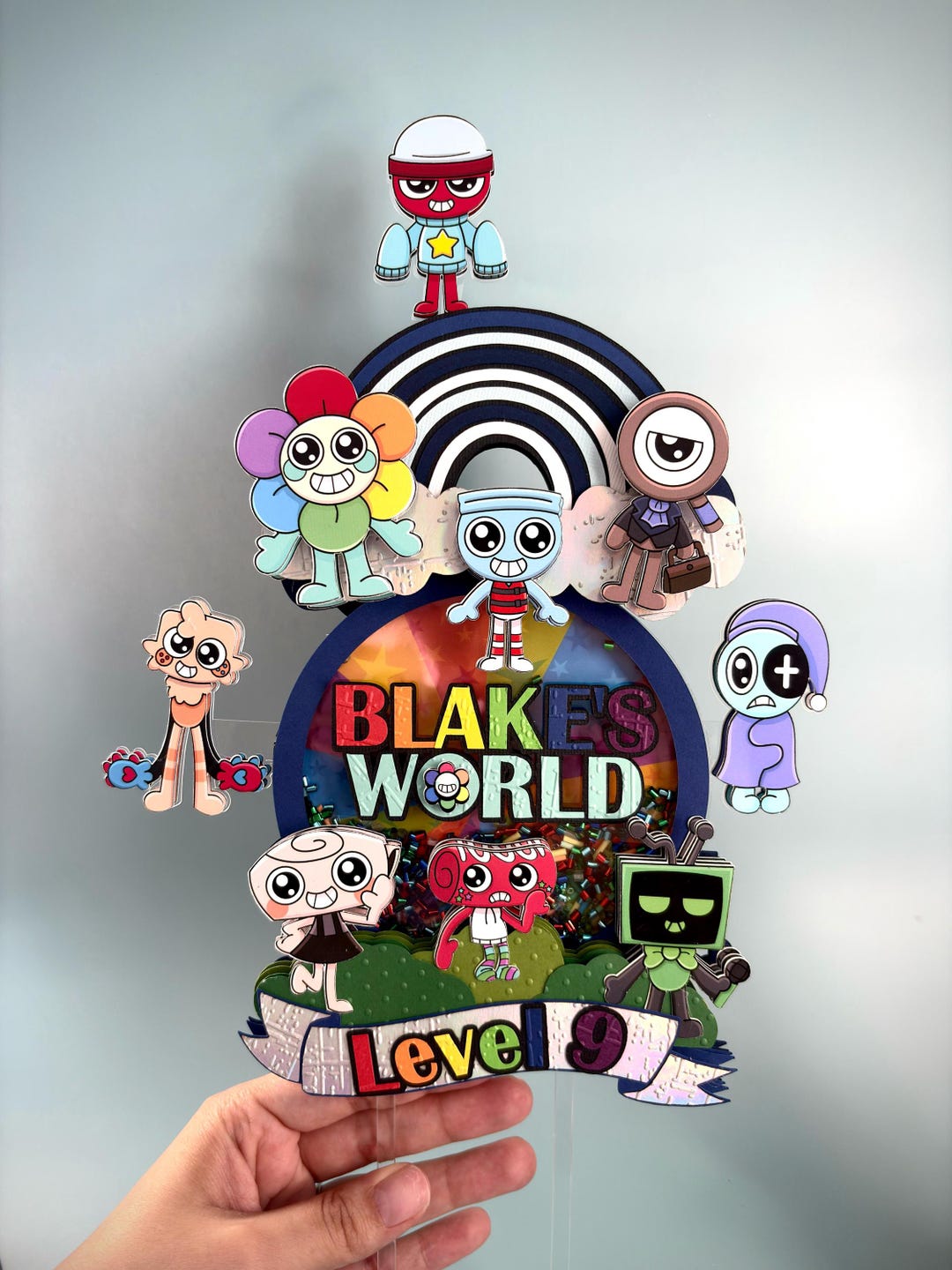 Personalized Dandys World Cake Topper | Shaker Cake Topper | Dandys ...