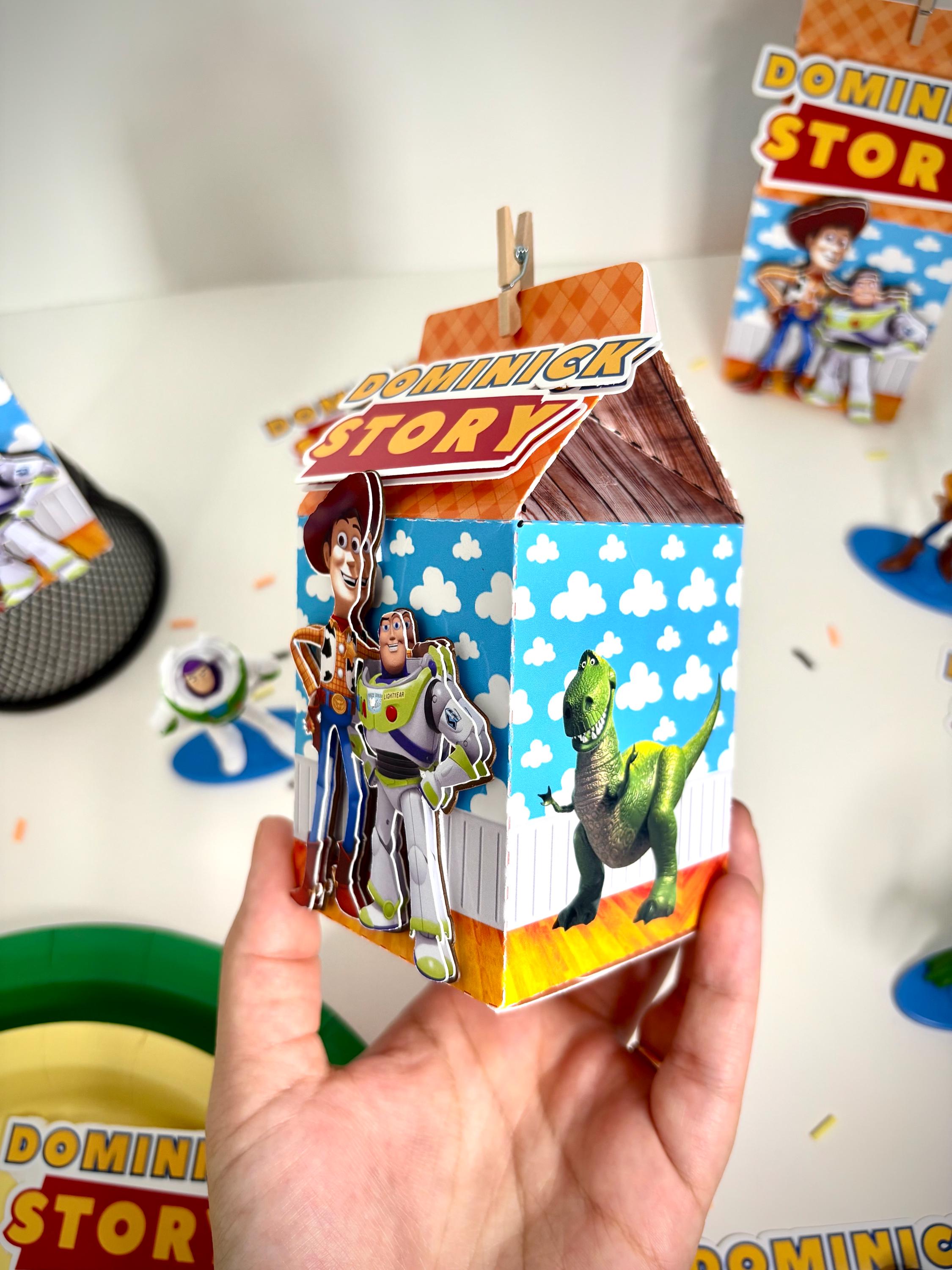 Toy Story Milk Box Party Favor – Personalized Birthday Gift Box - Toy ...