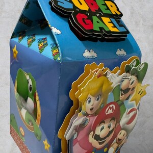 Mario Candy Box | Favor Boxes | Mario Birthday Party With Your Own Name ...