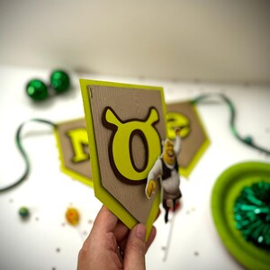 Shrek Birthday Banner Personalized – Party Decoration for Kids - Etsy